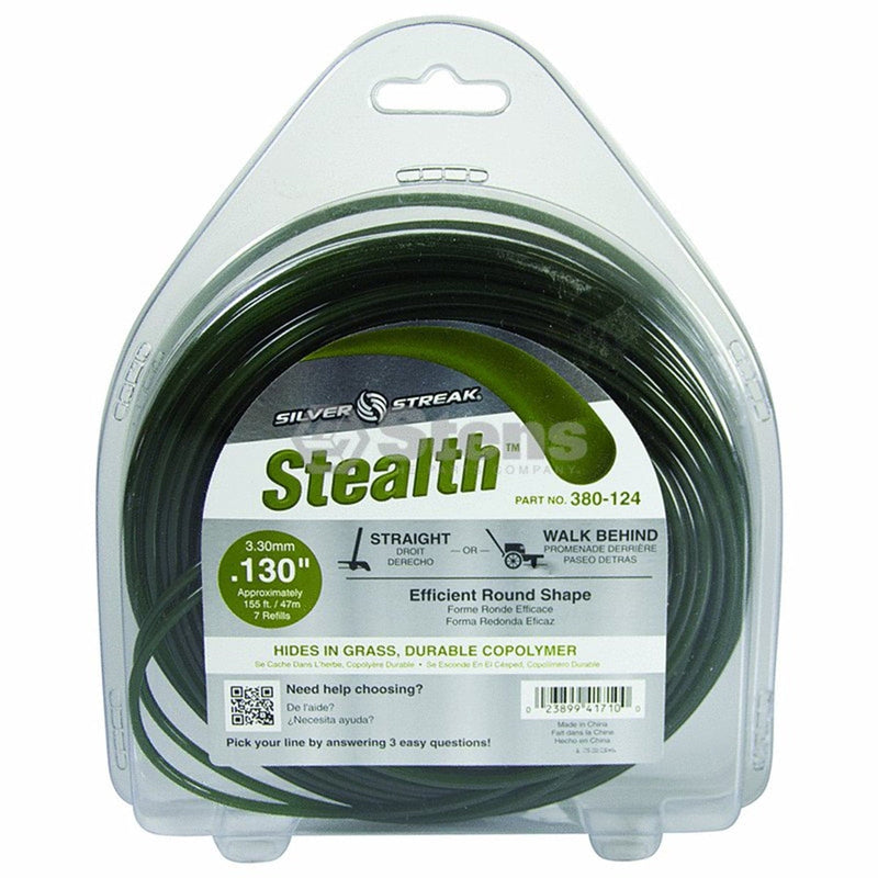 Trimmer Line Stealth .130"(3.3Mm) 1 Lb. | SES Direct Ltd