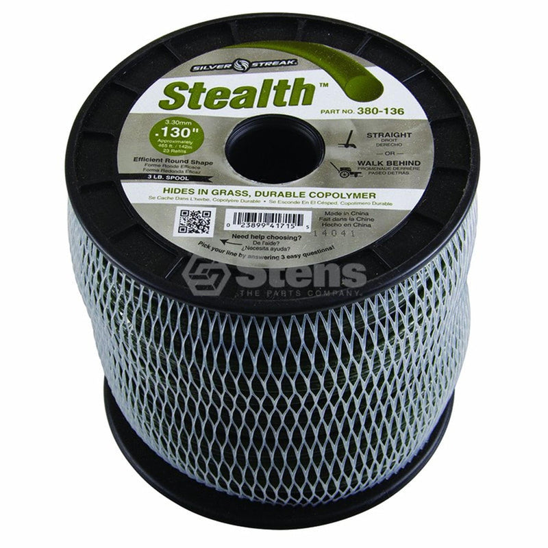 Trimmer Line Stealth .130"(3.3Mm) 3 Lb. | SES Direct Ltd