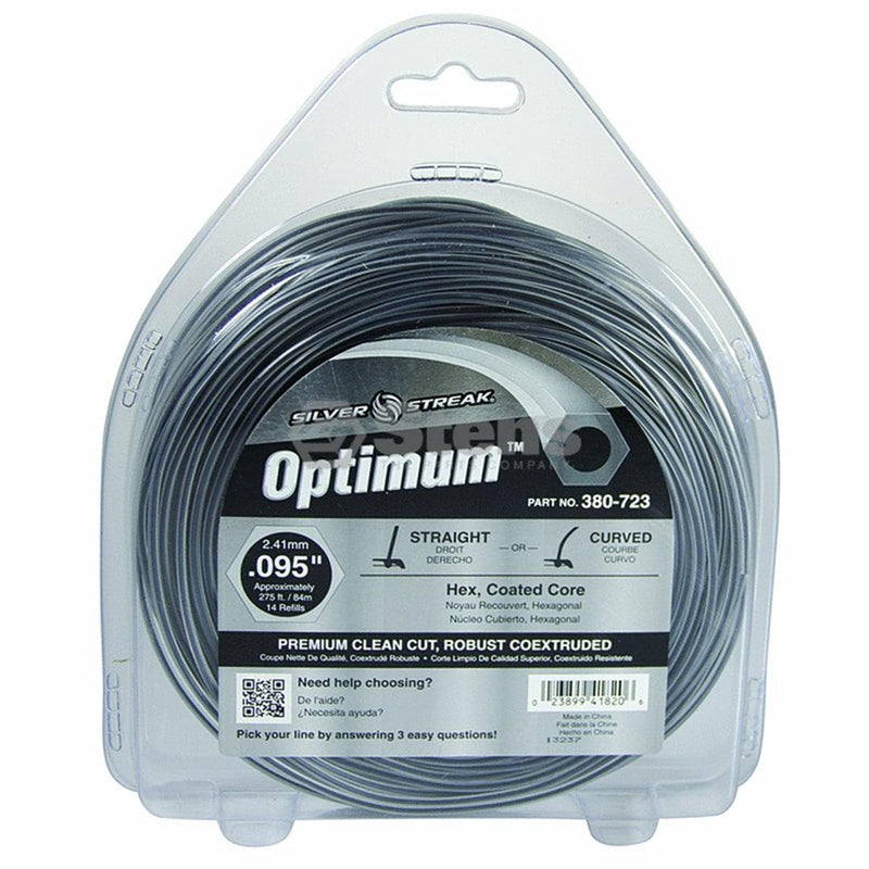 Trimmer Line Optimum .095"(2.4Mm) 1 Lb. | SES Direct Ltd