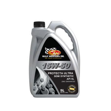 Gulf Western Protecta Ultra 15W-50 Engine Oil - 5L | SES Direct Ltd