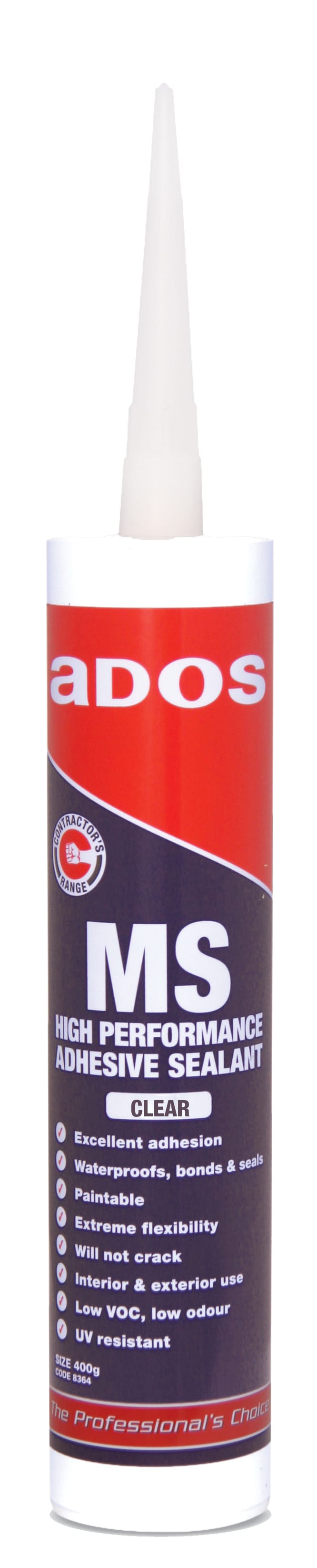 ADOS MS High Performance Adhesive Sealant 300 g (Clear) | SES Direct Ltd