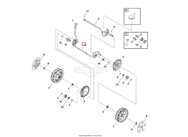 Victa Rear Axle CH88425A | SES Direct Ltd