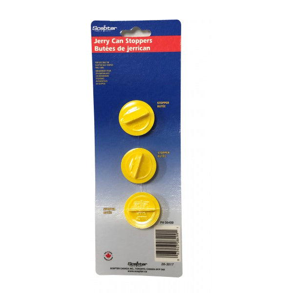 Scepter Jerry Can Stopper Set – 3 Piece (Part #08499) | SES Direct Ltd