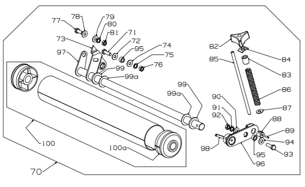 Roller Assy-Front, 500 Golf | SES Direct Ltd