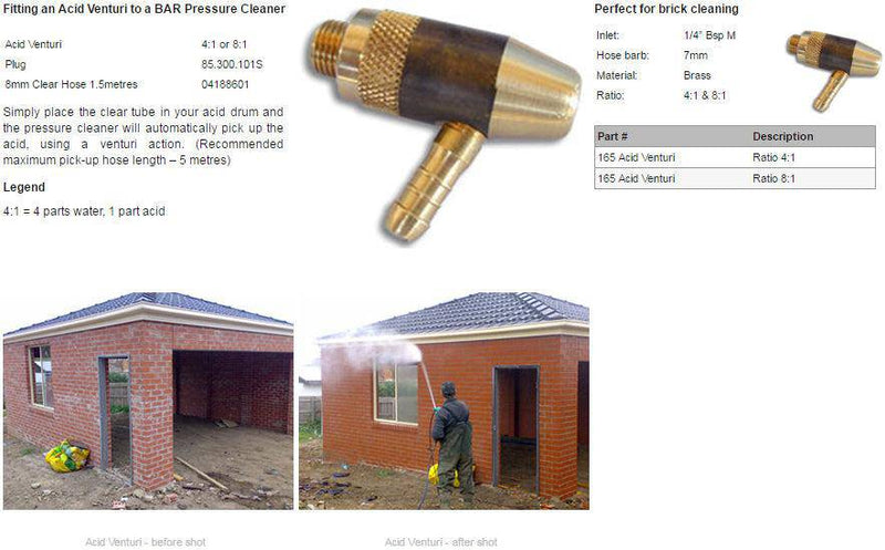 Acid Injector Nozzles | SES Direct Ltd